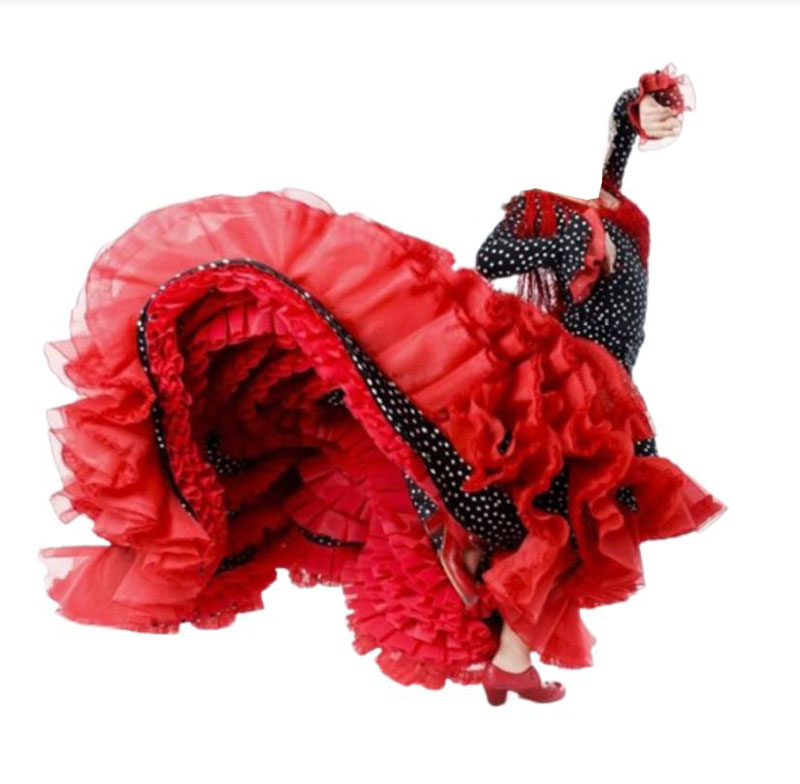 Alhambra Tail Dress - Flamenco & Elegance | Flamenco Spain