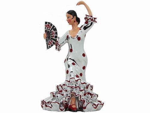 Figura Bailaora Flamenca Plata 17cm | Flamenco Spain